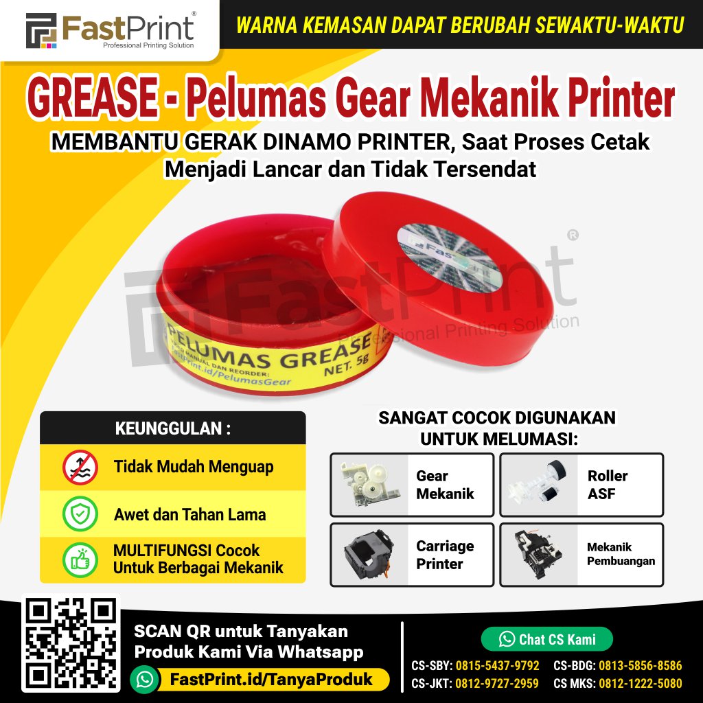 Grease Pelumas Gear Mekanik Printer – Fast Print Indonesia