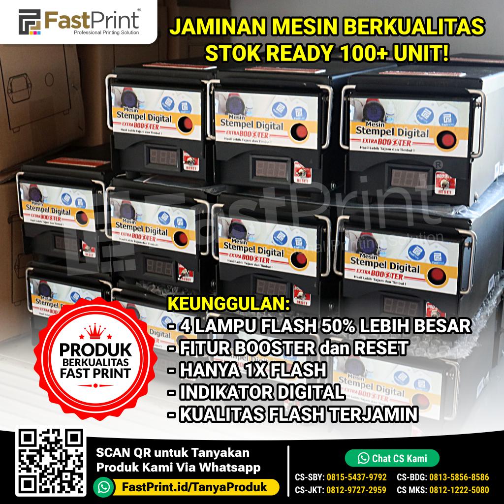 Mesin Stempel Flash Digital Extra Booster – Fast Print Indonesia