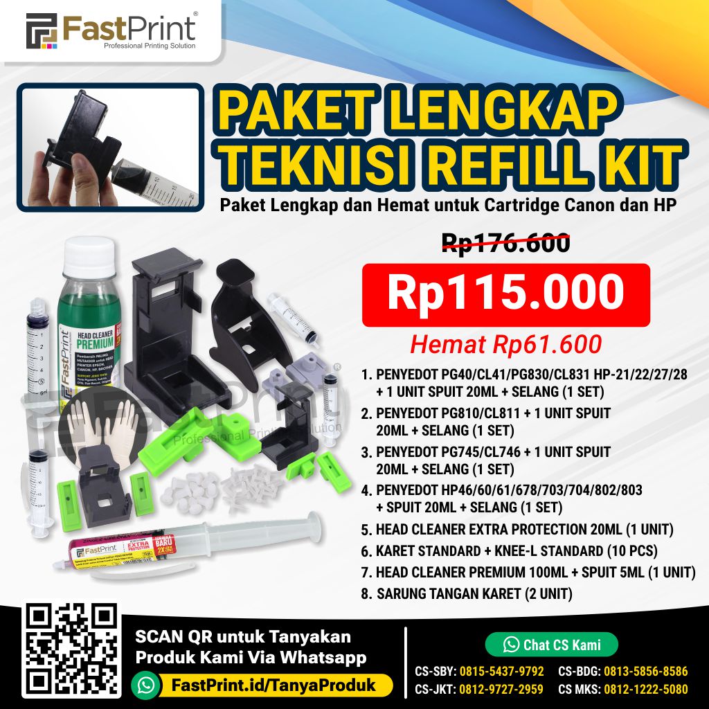 Paket Toolkit Teknisi Alat Service Printer Fast Print – Fast Print ...