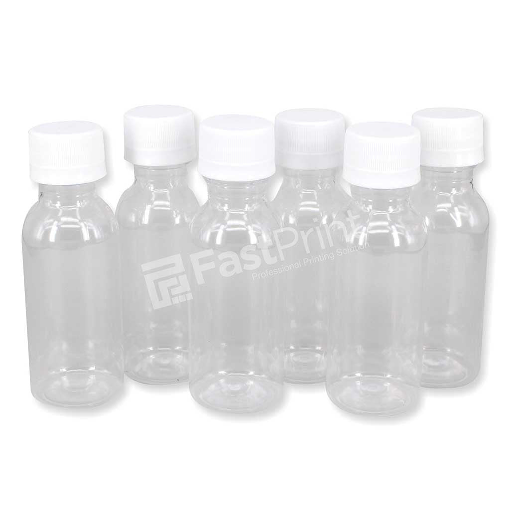 Botol VCO 100 ML Bening Anti Bocor – Fast Print Indonesia