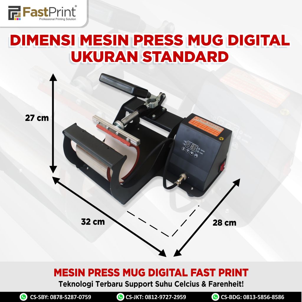 Mesin Press Mug / Alat Sablon Mug Digital Fast Print – Fast Print Indonesia