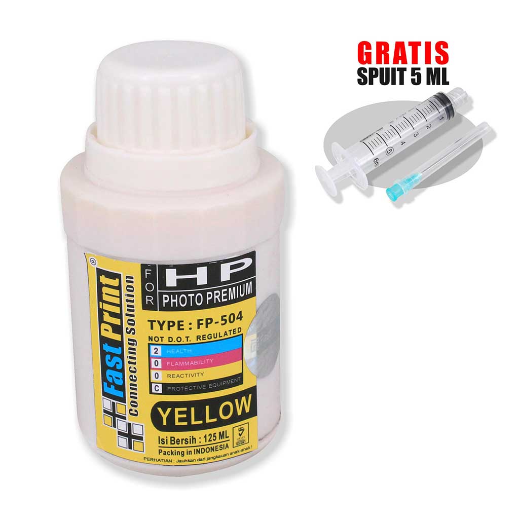 Tinta Dye Based Photo Premium HP 125 ML – Fast Print Indonesia