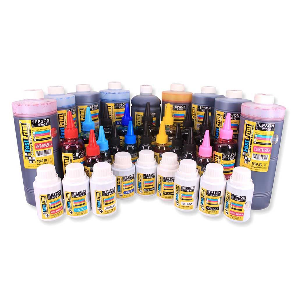 Tinta Dye Based Photo Premium Epson R3000 1 Set 9 Warna – Fast Print ...