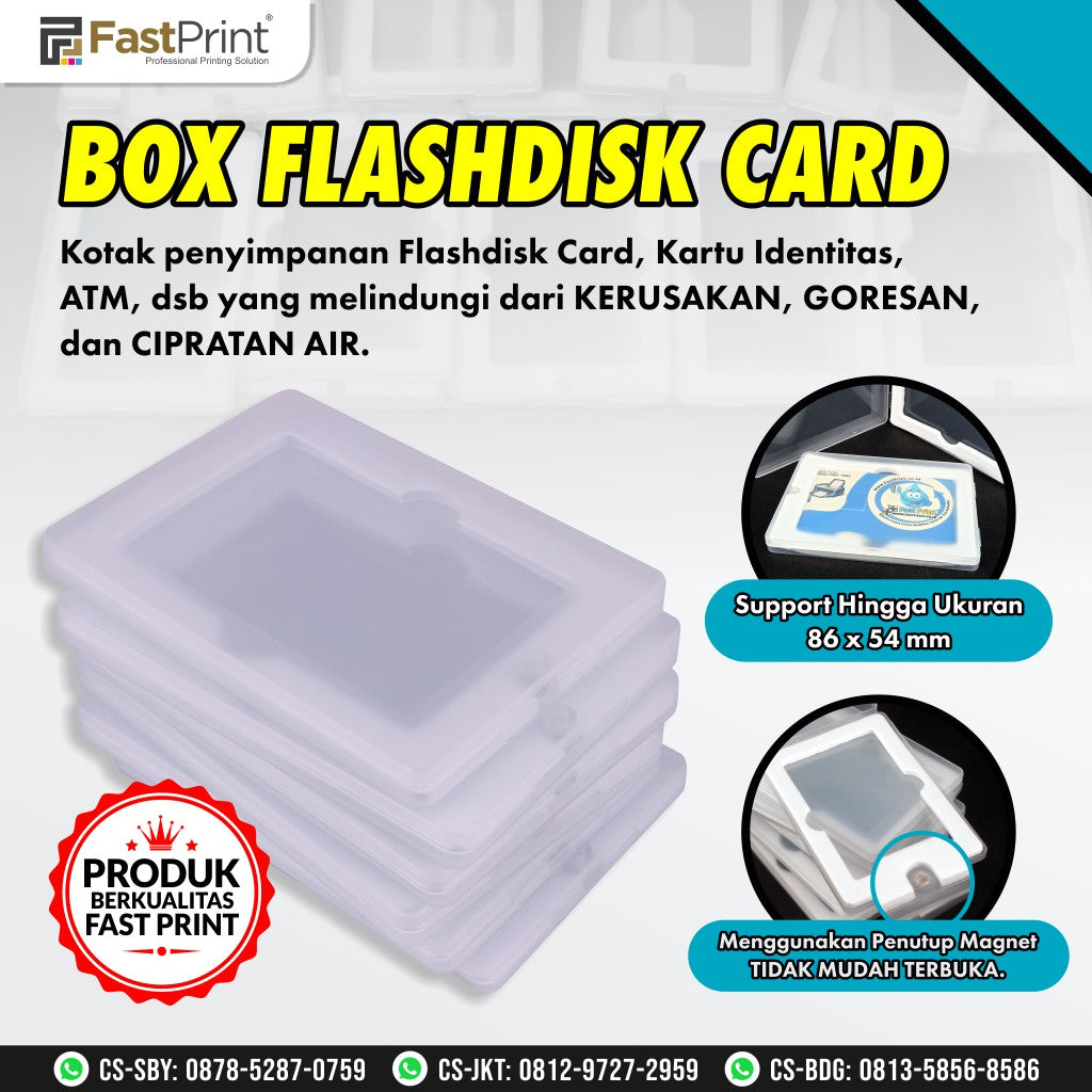 Box Kotak Tempat USB Card Flashdisk Kartu – Fast Print Indonesia