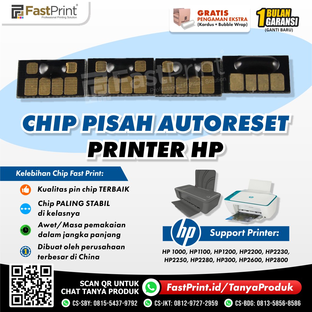 Chip Auto Reset Cartridge HP Business Inkjet HP1000 HP1100 HP1200 HP22 ...