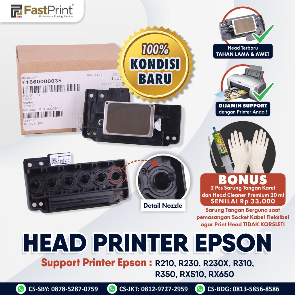 Print Head Printer Epson R230 R230X R210 R310 R350 RX510 RX650 – Fast ...