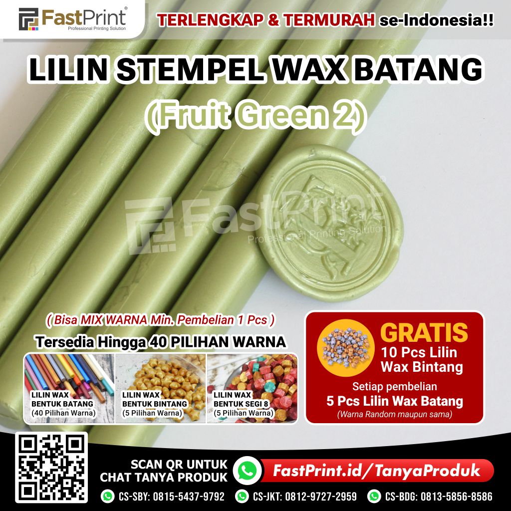 Lilin Stempel Segel Sealing Wax Stamp Seal – Fast Print Indonesia