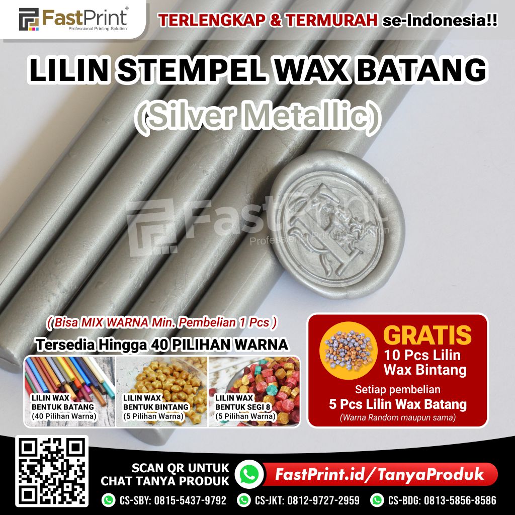 Lilin Stempel Segel Sealing Wax Stamp Seal – Fast Print Indonesia