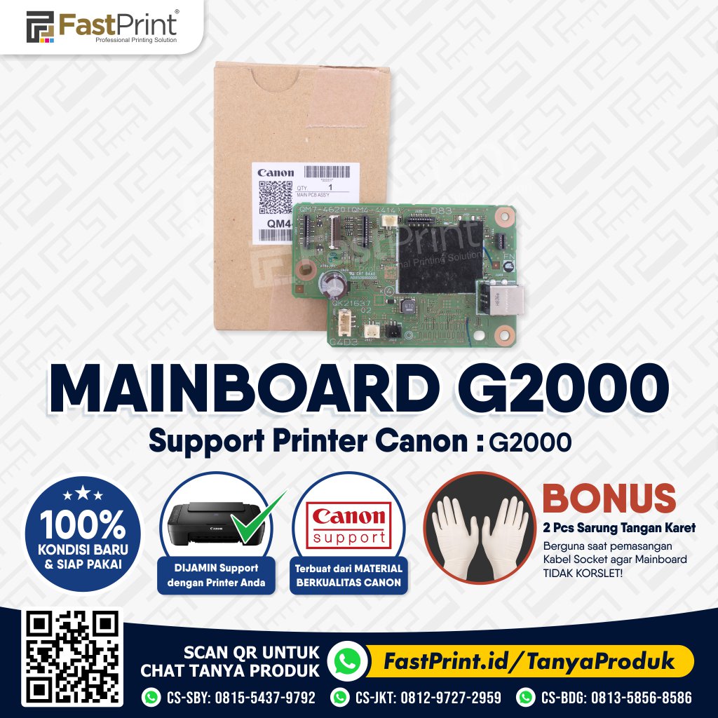 Mainboard Board Printer Canon G2000 – Fast Print Indonesia