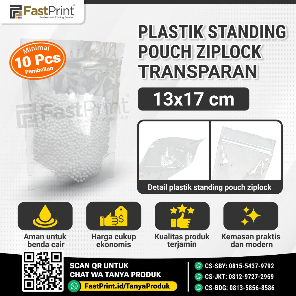 Standing Pouch Plastik Ziplock – Fast Print Indonesia