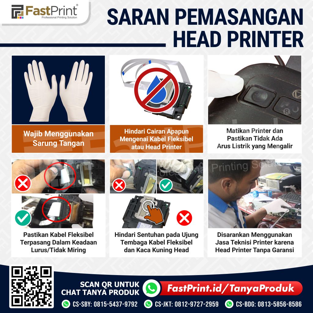 Head Printer Epson Dot Matrix LQ 2190 LQ 2180 – Fast Print Indonesia