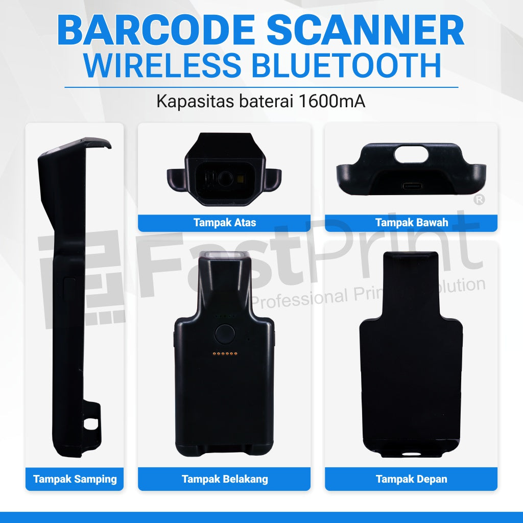 Alat Barcode Scanner Wireless Bluetooth Fast Print – Fast Print Indonesia