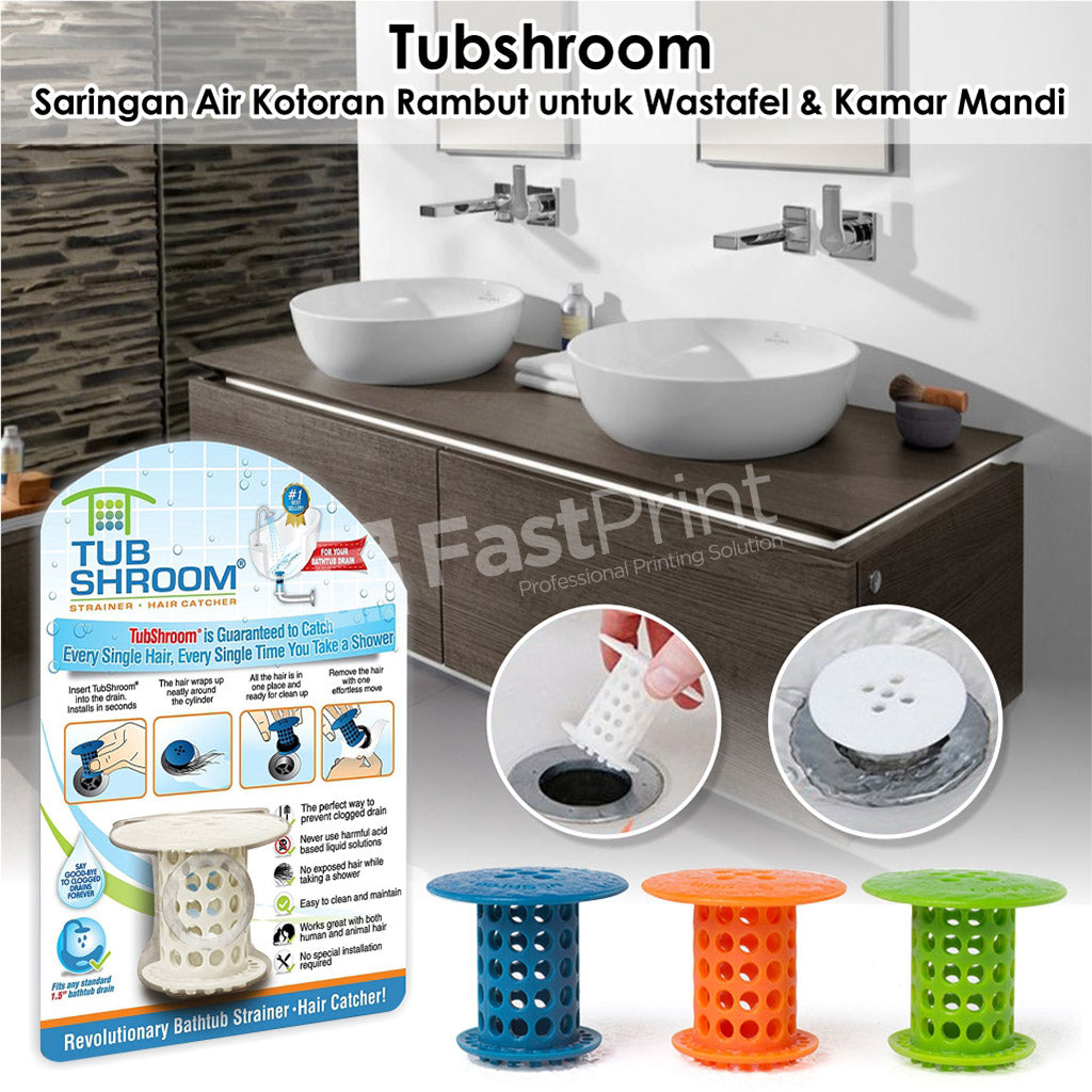 Saringan Air Kotoran Rambut untuk Wastafel Kamar Mandi Sink Drain Hair ...