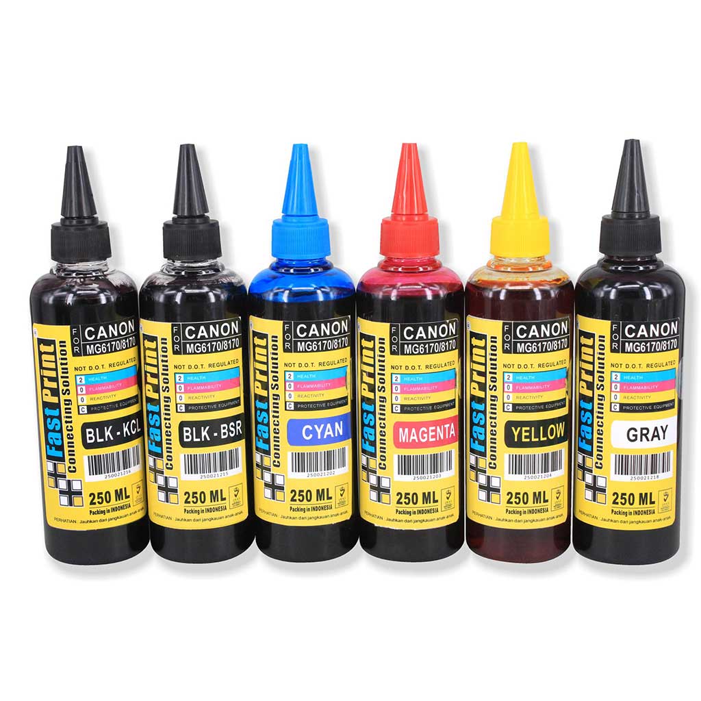 Tinta Dye Based Photo Premium Canon MG6170 MG8170 250 ML – Fast Print ...
