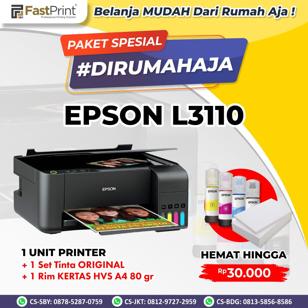 Cara Download dan Install Driver Epson L3110 – Fast Print Indonesia