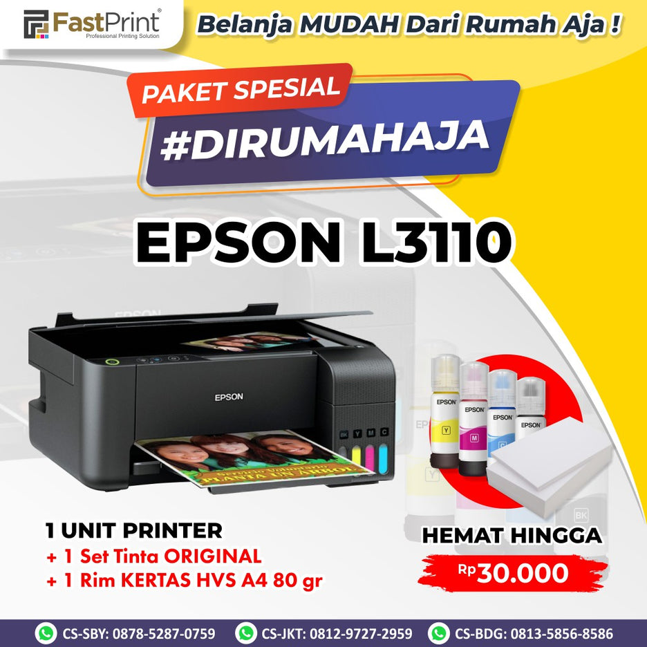 Cara Download dan Install Driver Epson L3110 – Fast Print Indonesia
