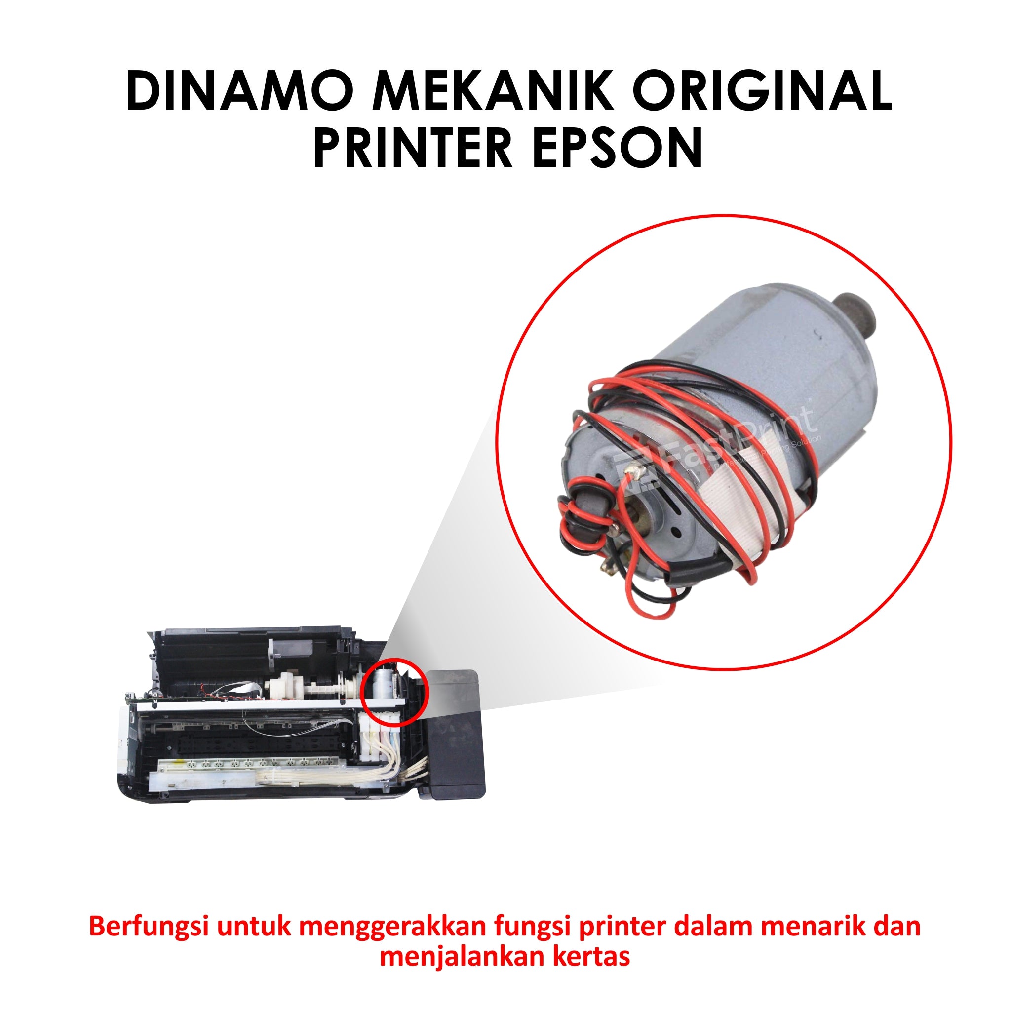 Dinamo Mekanik Original Printer Epson R1390, T1100, L1300, R1400, R200 ...